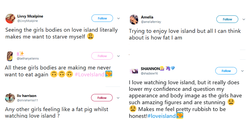 love-island-body-image-tweets-your-way | Mind Your Way